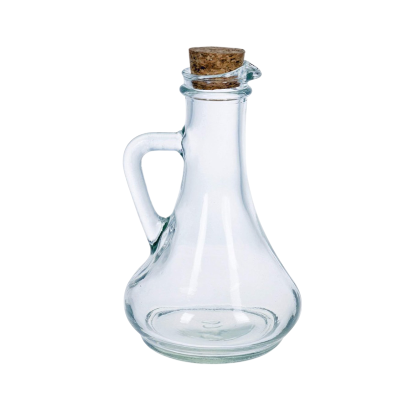 Liquid Glass Condiment Dispenser Bottle With Cork Lid - Shop Now for ...